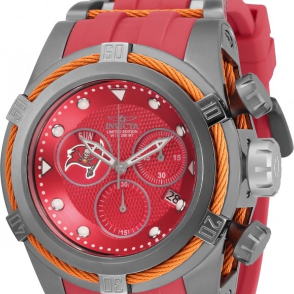 Invicta | Accessories | Invicta Nfl Tampa Bay Buccaneers Swiss Bolt ...